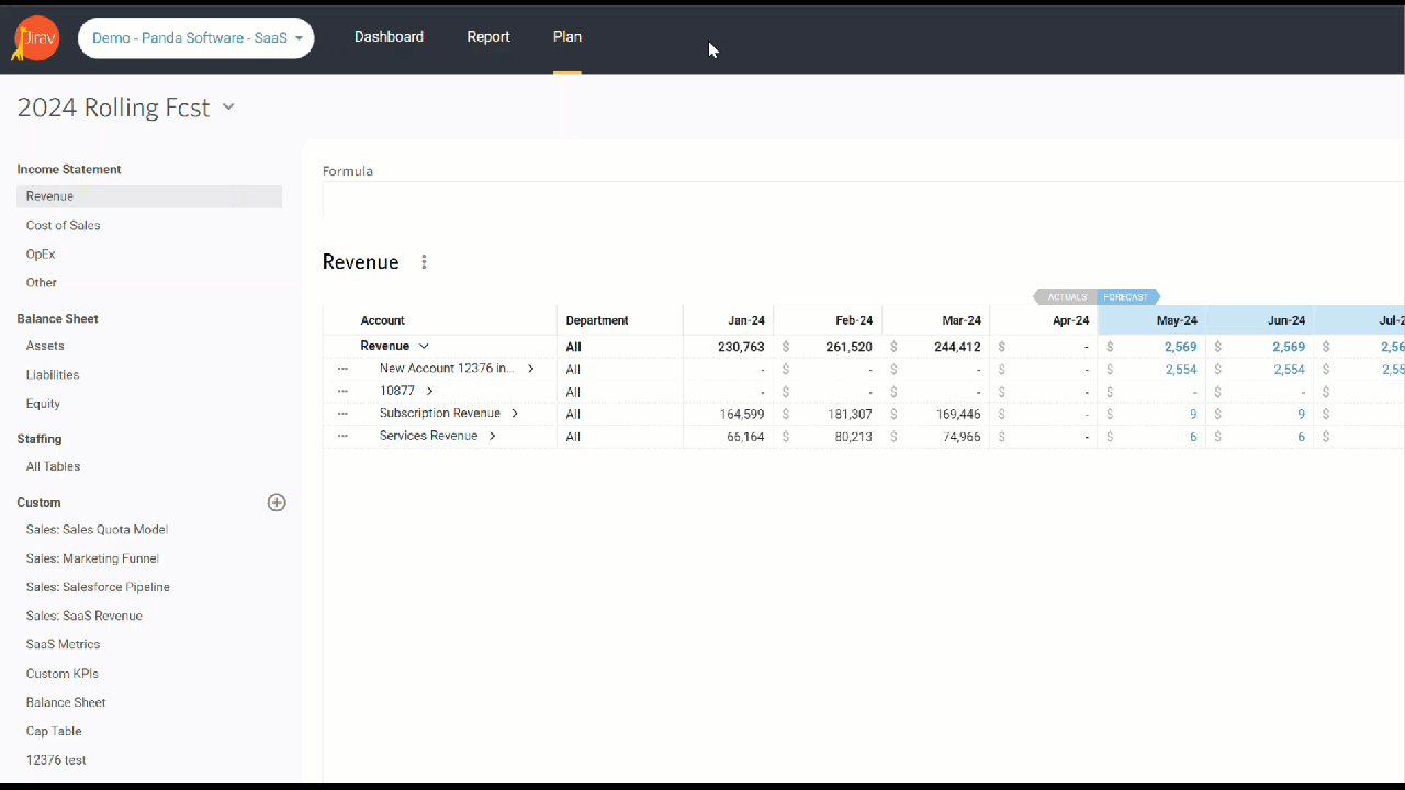 Plan of Record (POR).
