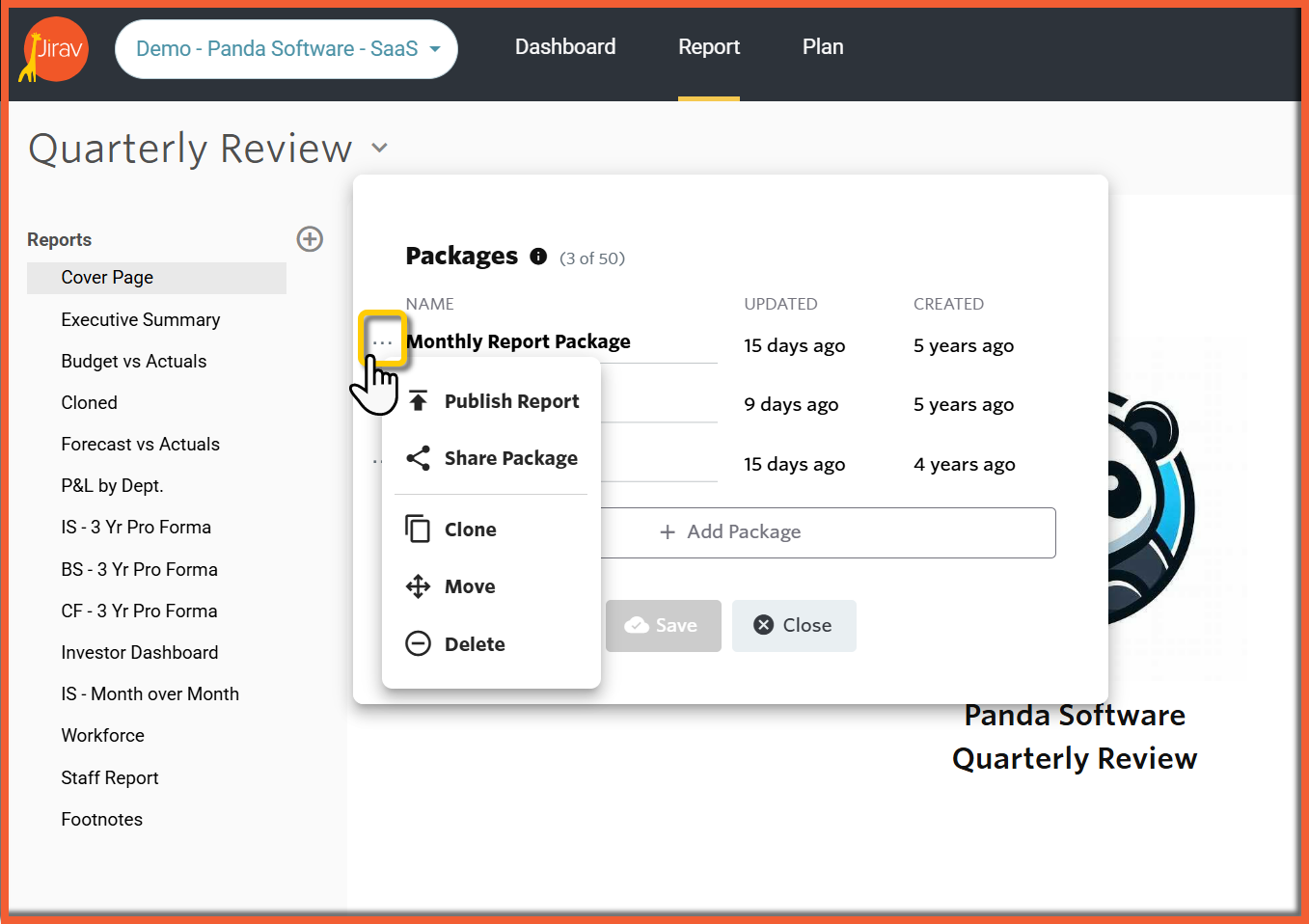 Report Packages
