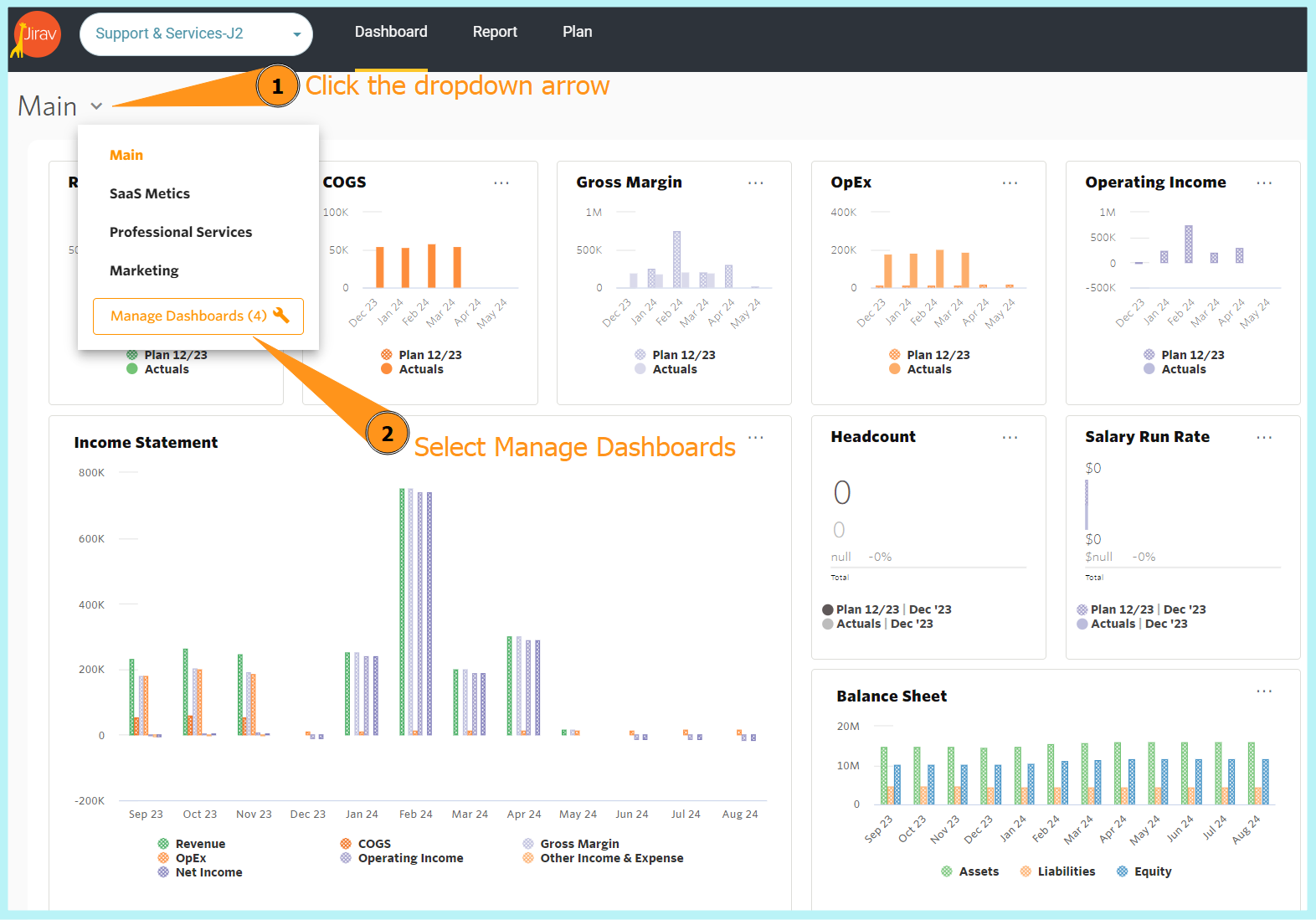 Multiple Dashboards
