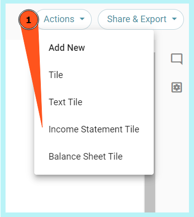 Income Statement Tile
