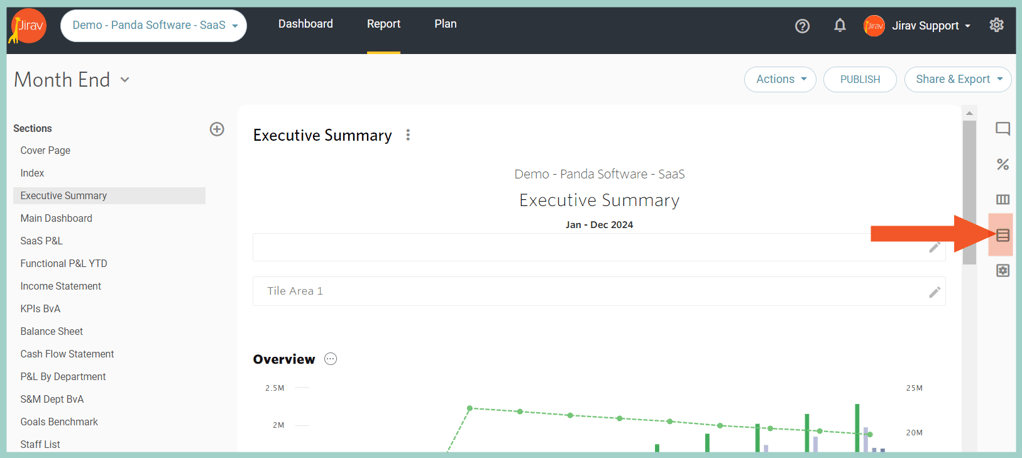 Custom Report & Executive Summary Customization