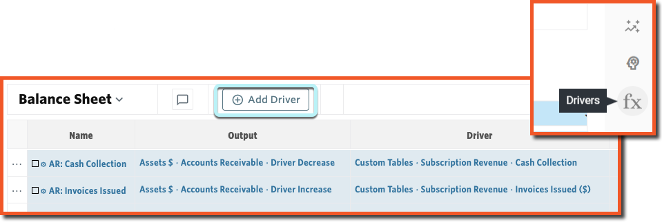 Plan Drivers.